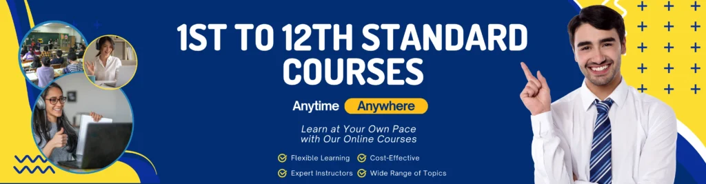 Comprehensive Courses for 1st to 12th Standard at The Learning Spots